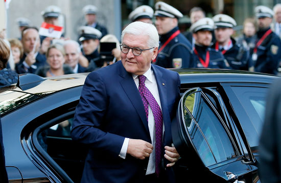 German President Frankwalter Steinmeier Arrives Celebrations Editorial ...