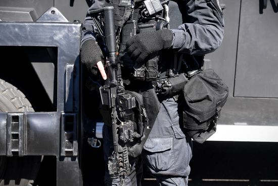 Armed Member Tactical Response Team Trt Editorial Stock Photo - Stock ...