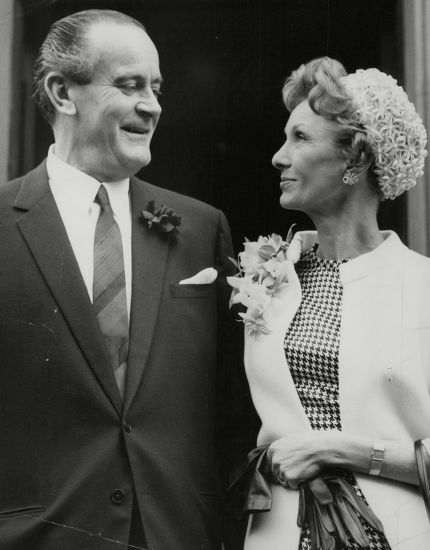 Wedding Actress Georgina Cookson Derek Mitchell Editorial Stock Photo ...