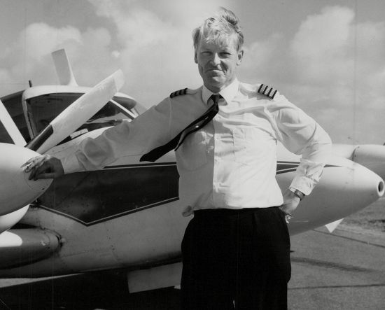British Pilot Captain Trevor Copleston Gregory Editorial Stock Photo ...