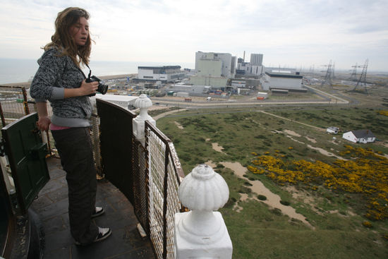 Vistor Old Lighthouse Overlooking Dungeness Nuclear Editorial Stock ...
