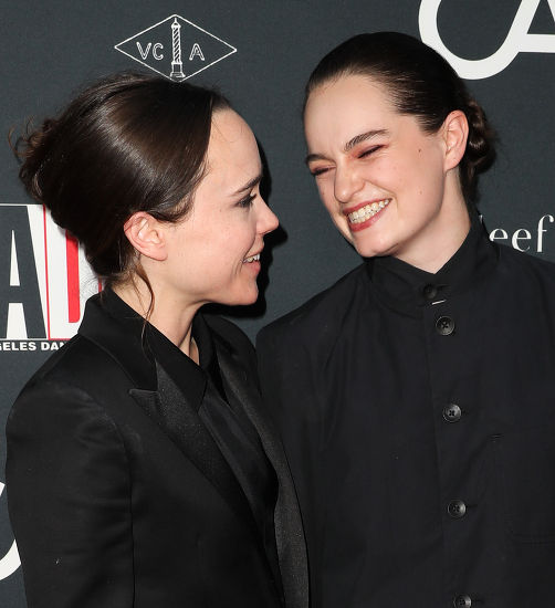 Elliot Page Emma Portner Editorial Stock Photo - Stock Image | Shutterstock