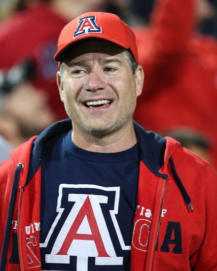 Arizona Fan Celebrates During Arizonas Win Editorial Stock Photo ...
