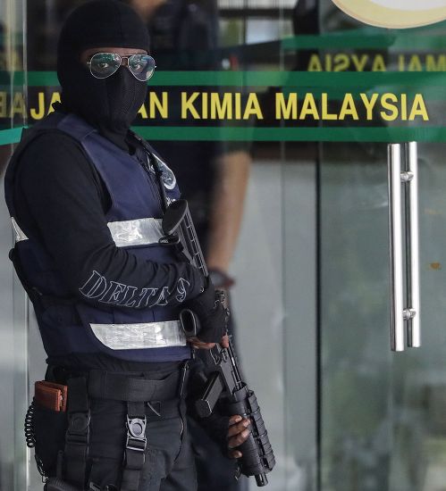 Royal Malaysia Police Rmp Officer Stands Editorial Stock Photo - Stock ...