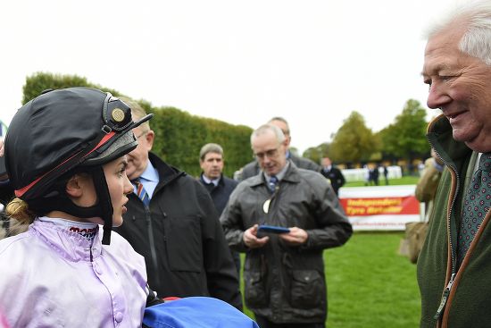 Jockey Megan Nicholls Speaks Connection Moabit Editorial Stock Photo ...