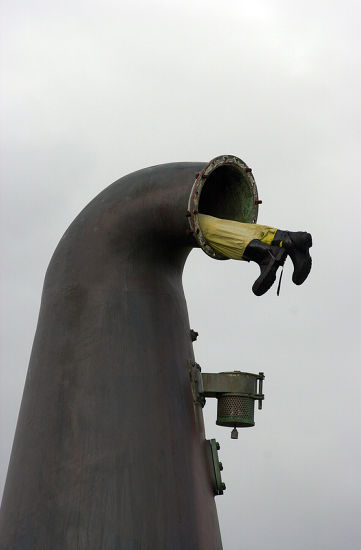 Mannequin Stuck Funnel Bruichladdich Whiskey Distllery Editorial Stock ...