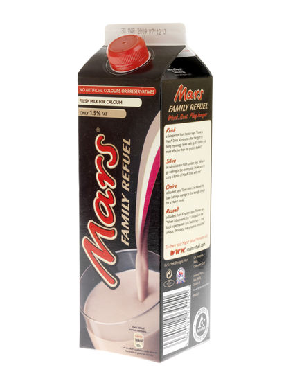 Mars Chocolate Caramel Milkshake Editorial Stock Photo - Stock Image ...