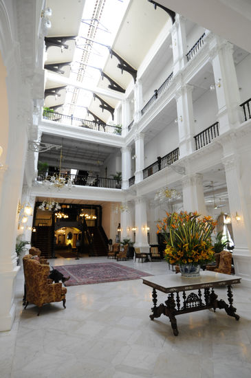 Interior Main Reception Hall Raffles Hotel Editorial Stock Photo ...