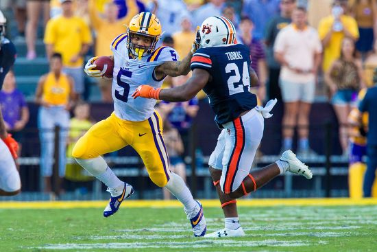 Lsu Tigers Running Back Derrius Guice Editorial Stock Photo - Stock ...