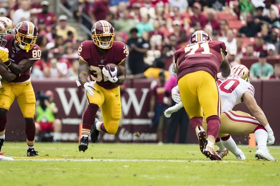 Washington Redskins Running Back Samaje Perine Editorial Stock Photo ...