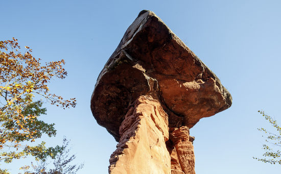 View Natural Monument Devils Table Hinterweidenthal Editorial Stock ...