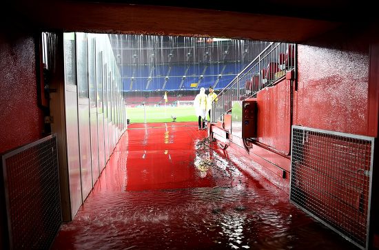 Rain Over Camp Nou Stadium Editorial Stock Photo - Stock Image ...