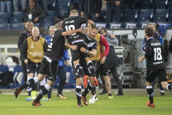 Players Lugano React After 10 Goal Editorial Stock Photo - Stock Image ...