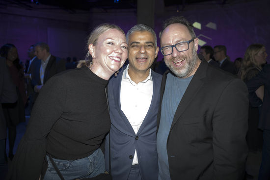 Sadiq Khan Jimmy Wales Kate Garvey Editorial Stock Photo - Stock Image ...