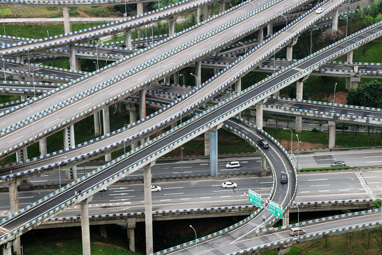 Huangjuewan Overpass Called Most Complicated Overpass Editorial Stock ...