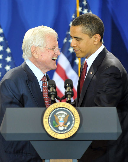 Senator Ted Kennedy Us President Barack Editorial Stock Photo - Stock ...