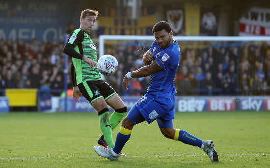 Andy Barcham Afc Wimbledon Puts Pressure Editorial Stock Photo - Stock ...