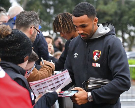 Callum Wilson Afc Bournemouth Signs Autograph Editorial Stock Photo ...