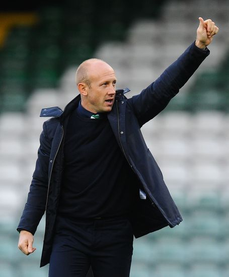 Darren Way Manager Yeovil Town Acknowledges Editorial Stock Photo ...