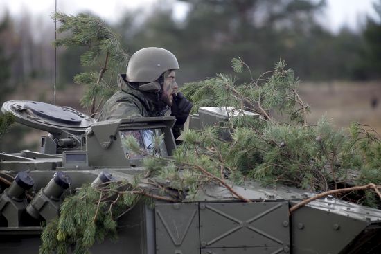 Spanish Army Ifv Pizarro During Multinational Editorial Stock Photo ...