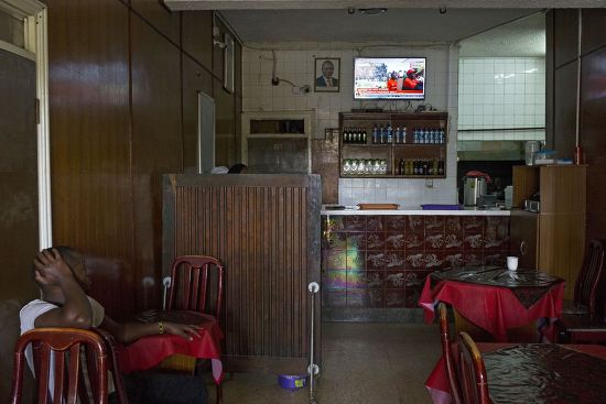 People Bar Mathare Slum Traditional Stronghold Editorial Stock Photo ...