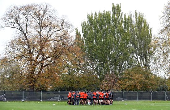 New Zealand All Blacks Team Huddle Editorial Stock Photo - Stock Image ...
