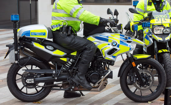 New Purposebuilt Bmw Police Motorbikes Use Editorial Stock Photo ...