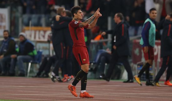 Diego Perotti Roma Celebrates Scoring Goal Editorial Stock Photo ...