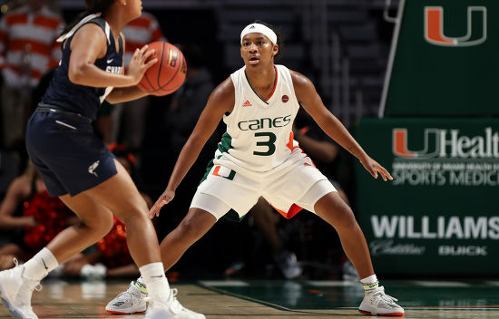 Miami Hurricanes Guard Endia Banks 3 Editorial Stock Photo - Stock ...