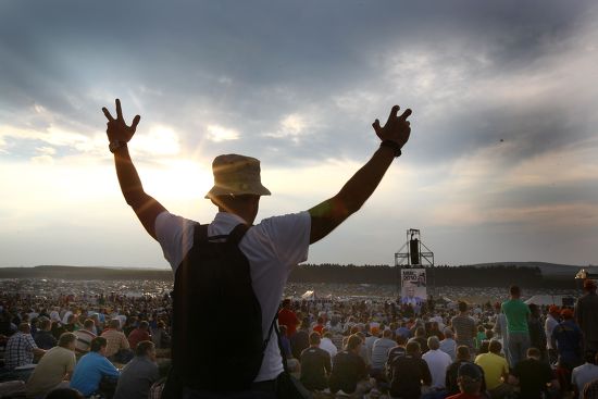 Christian Men Boys Gather On Shalom Editorial Stock Photo - Stock Image ...