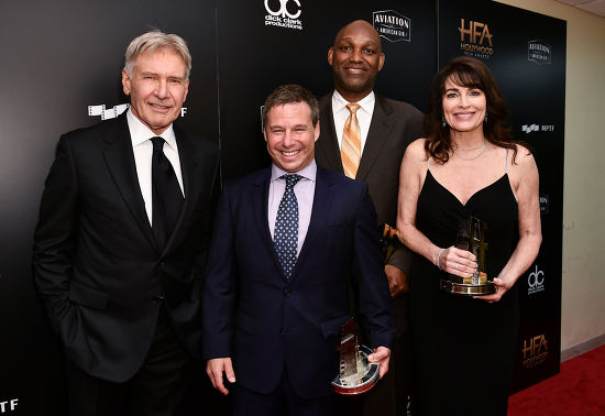 Harrison Ford Andrew Kosove Broderick Johnson Editorial Stock Photo ...