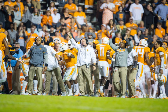 Head Coach Butch Jones Tennessee Volunteers Editorial Stock Photo ...