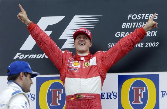 Michael Schumacher Wins Grand Prix Editorial Stock Photo - Stock Image ...