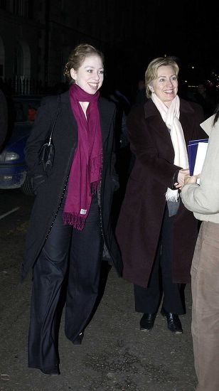 Hilary Clinton Her Daughter Chelsea Clinton Editorial Stock Photo ...