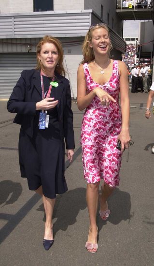 Sarah Ferguson Duchess York Kristanna Loken - Foto de stock de ...