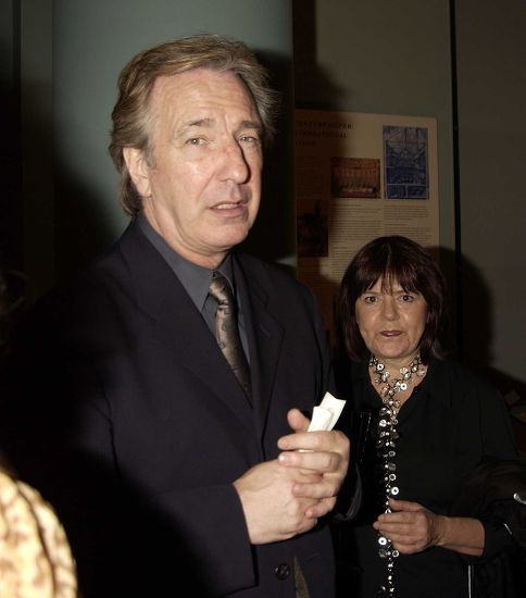 Alan Rickman His Wife Rima Horton Editorial Stock Photo - Stock Image ...