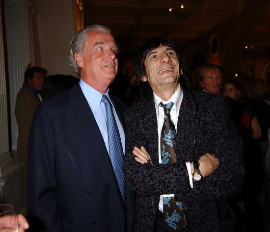 Lord Tim Bell Ronnie Wood First Editorial Stock Photo - Stock Image ...