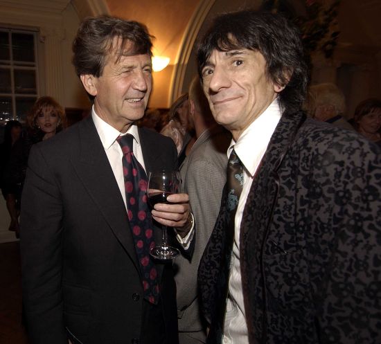Lord Melvyn Bragg Ronnie Wood First Editorial Stock Photo - Stock Image ...