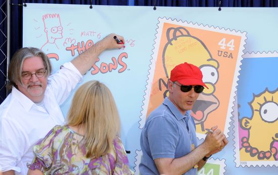 Matt Groening Nancy Cartwright Dan Castellaneta Editorial Stock Photo ...