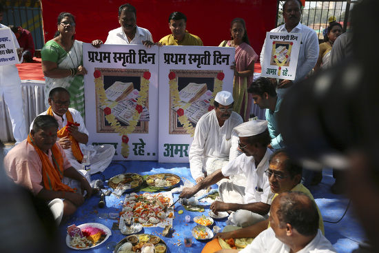 National Congress Party Workers Perform Rituals Editorial Stock Photo ...