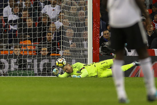 Jordan Pickford England Diving Save Editorial Stock Photo - Stock Image ...