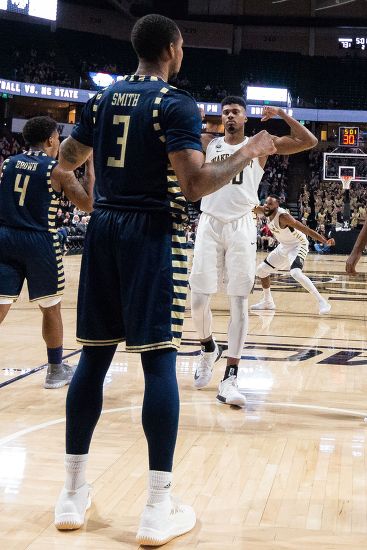 Wake Forest Forward Terrence Thompson 20 Editorial Stock Photo - Stock ...