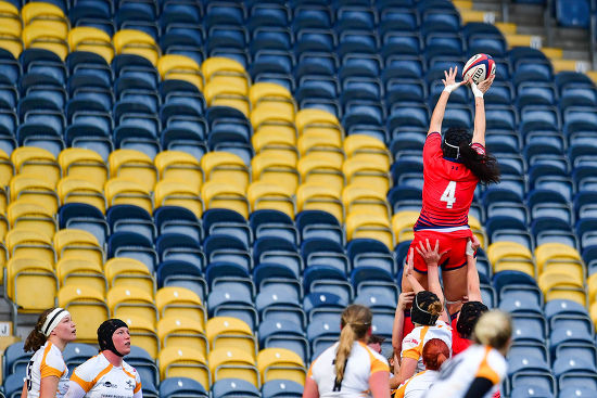 Helena Bunce Worcester Valkyries Claims Lineout Editorial Stock Photo ...