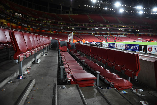 Ripped Out Seats Away End After Editorial Stock Photo - Stock Image ...