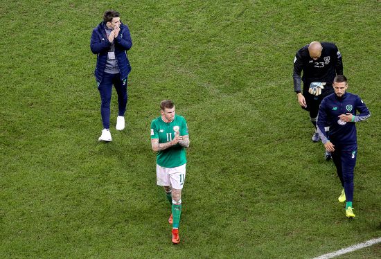 Republic Ireland Vs Denmark Irelands Seamus Editorial Stock Photo ...