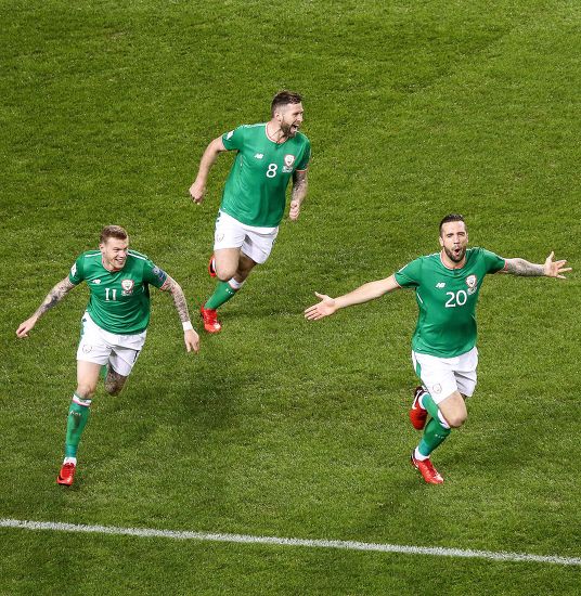Republic Ireland Vs Denmark Shane Duffy Editorial Stock Photo - Stock ...