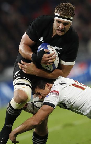 Luke Whitelock L All Blacks Action Editorial Stock Photo - Stock Image ...