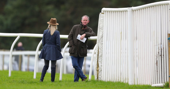 Trainer Joe Tizzard Looks On Race Editorial Stock Photo - Stock Image ...