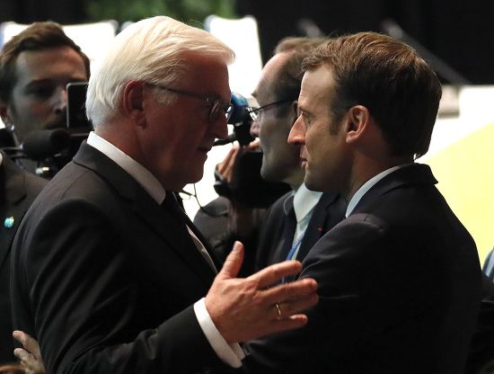 Emmanuel Macron Frankwalter Steinmeier Editorial Stock Photo - Stock ...