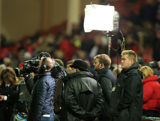 Bt Sport Camera Crew Wait Teams Editorial Stock Photo - Stock Image ...